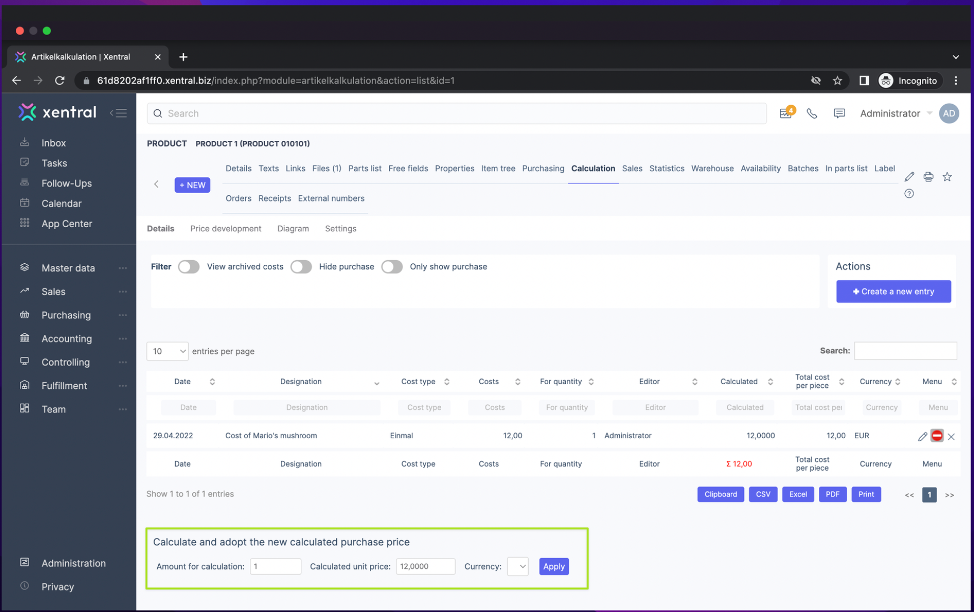 Xentral - Integration steps – Hive EN