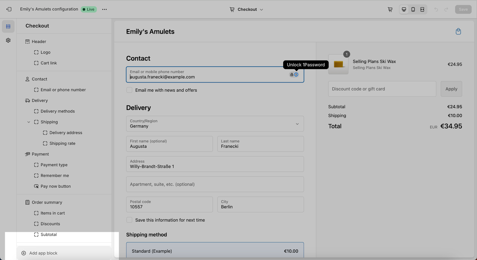 Parcel Point Picker – Hive DE